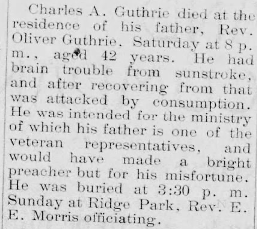 1A-G: Oliver P Guthrie – Guthrie Genealogy